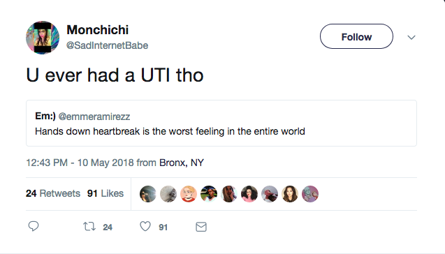 30 Really F***ing Funny Tweets About UTIs